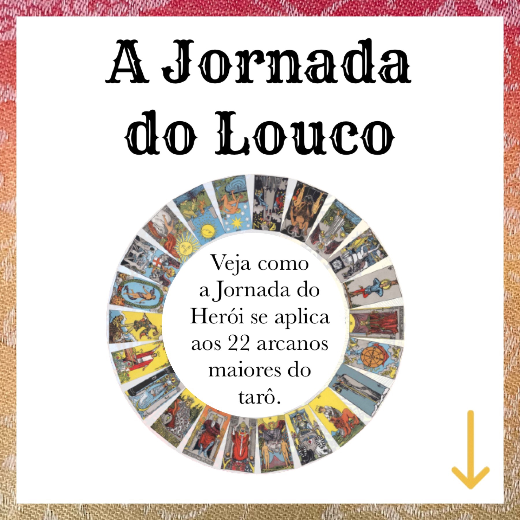 A Jornada do Louco | Tarot Diário