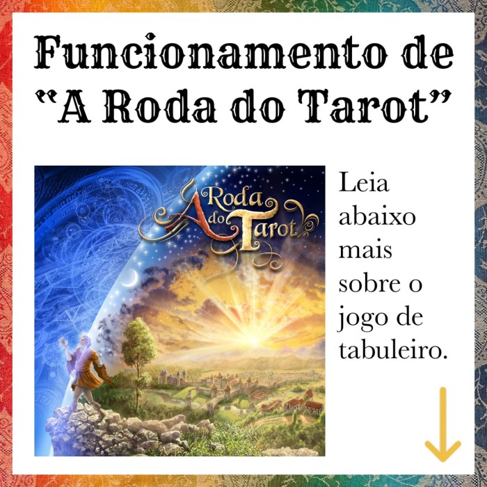 Jogo de tabuleiro “A Roda do Tarot”: funcionamento | Tarot Diário